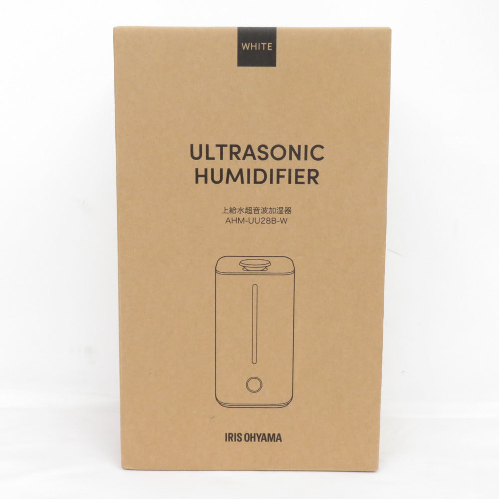 IRIS OHYAMA (アイリスオーヤマ) 上給水超音波加湿器 ホワイト 木造4畳まで/プレハブ7畳まで AHM-UU28B-W 新品 ｜コンプオフ プラス – コンプオフプラス 公式ショップ