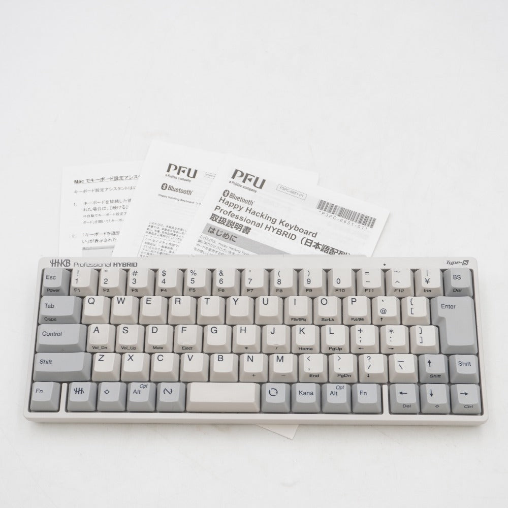 PFU ピーエフユー HHKB Professional HYBRID Type-S 日本語配列・白 (Happy Hacking Keyboard) PD-KB820WS ｜コンプオフ ...