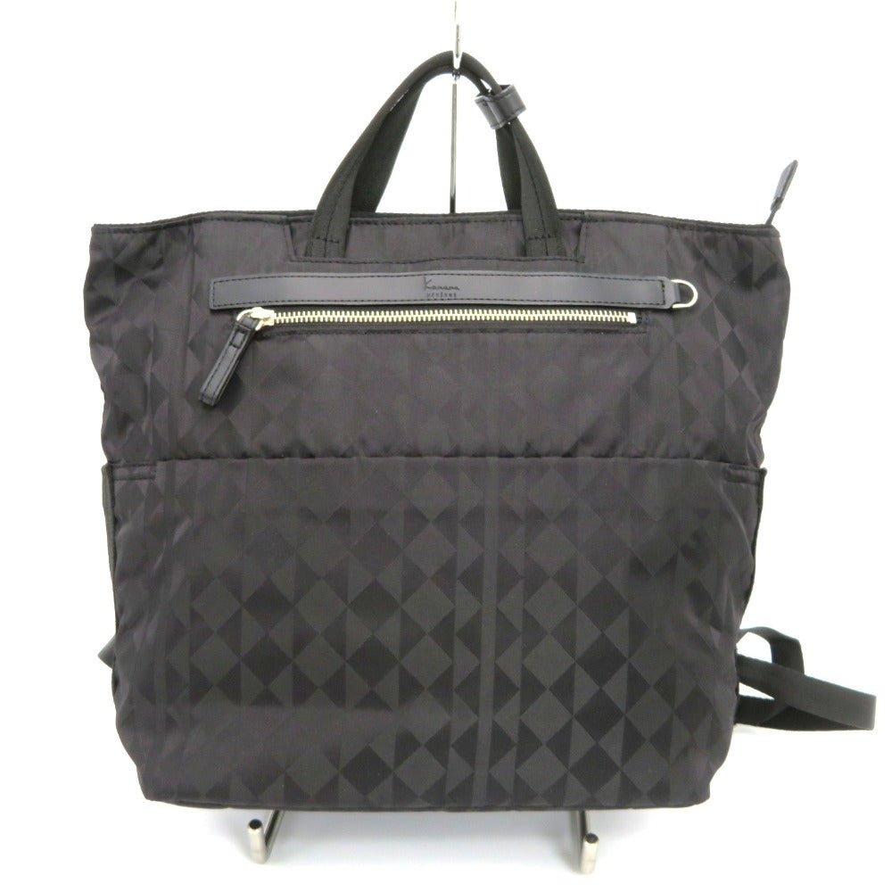 Kanana project collection Kanana Project カナナモノグラム 2nd リュックサック S ブラック ...