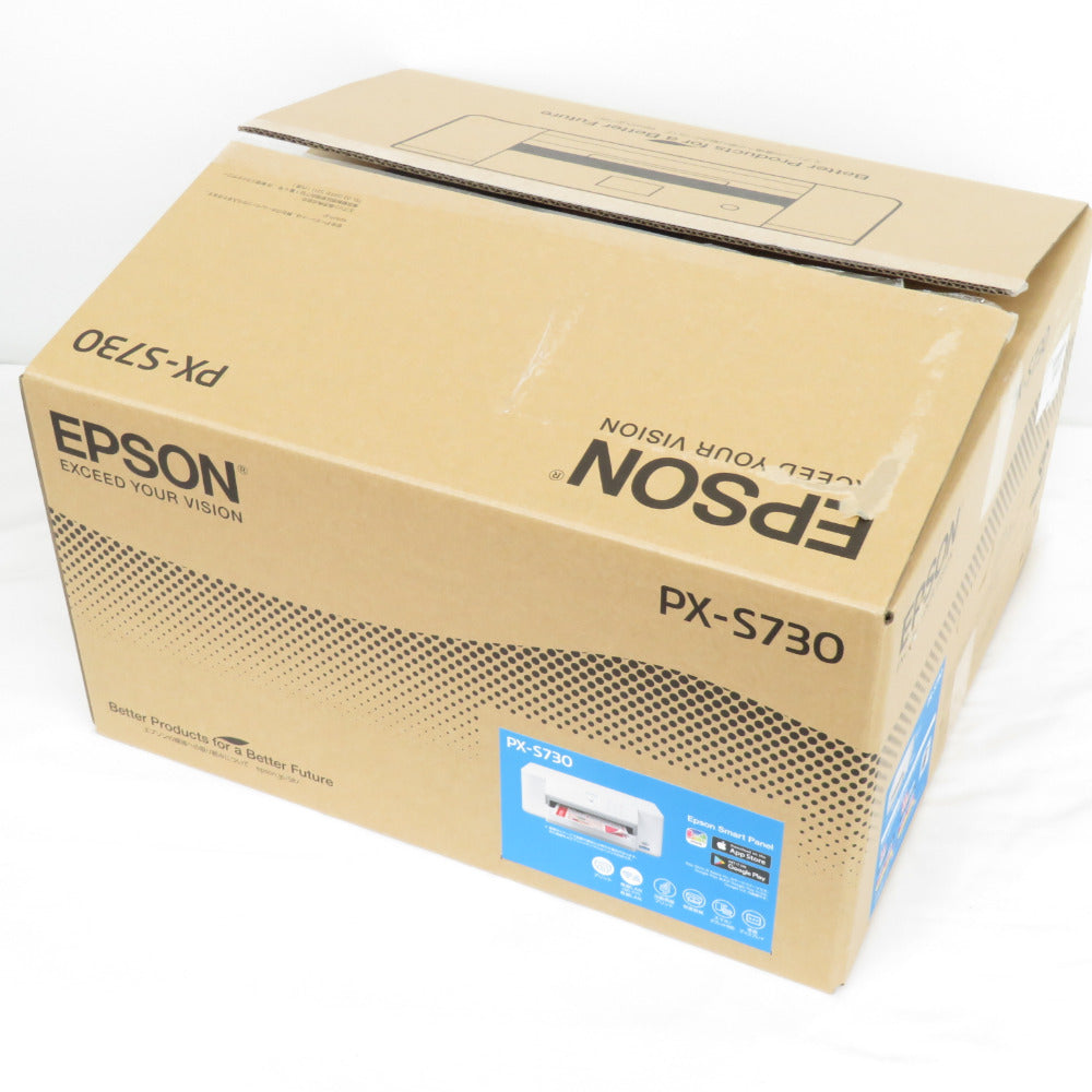 Epson (エプソン) A4カラー ビジネスインクジェットプリンター ホワイト PX-S730 未使用品 ｜コンプオフ プラス – コンプオフプラス 公式ショップ